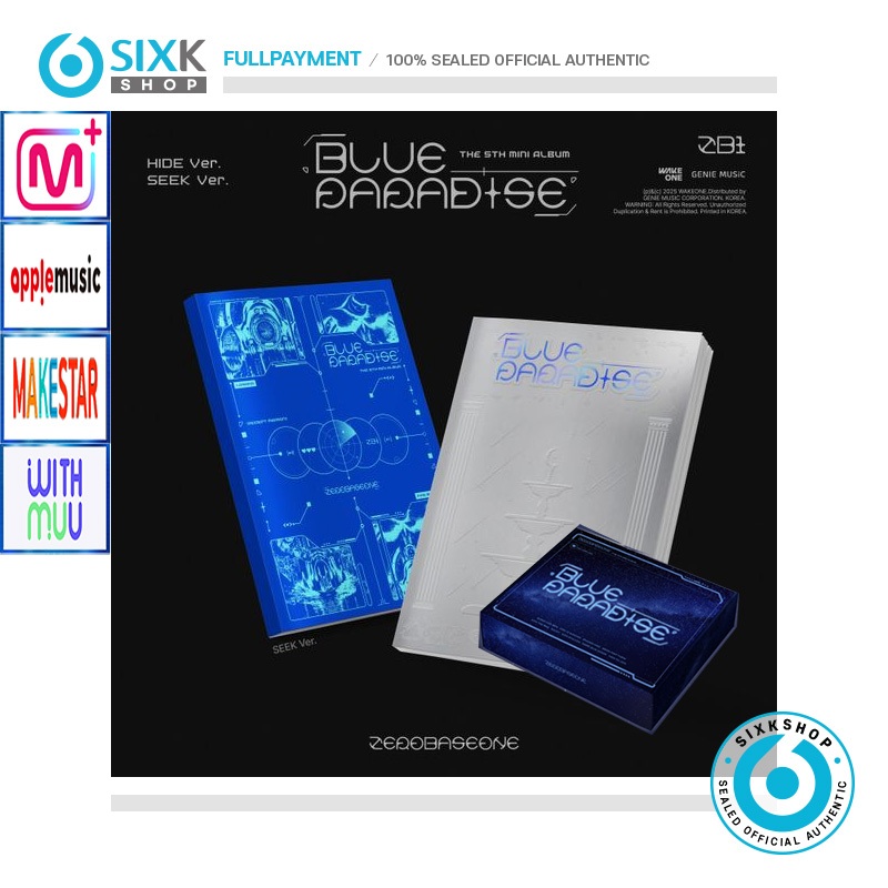 LUCKY DRAW ZEROBASEONE The 5th Mini Album [BLUE PARADISE] | Shopee ...