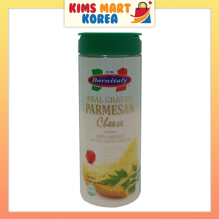 Bornitaly Parmesan Cheese Real Grated 100% America Original Grated ...