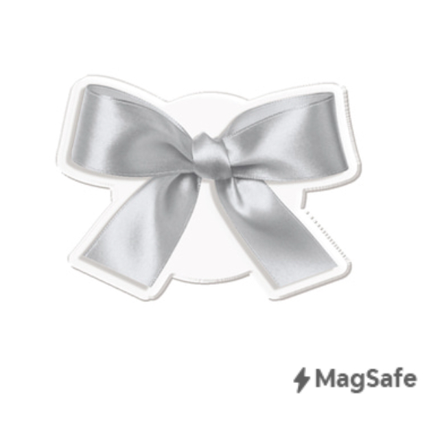 Ribbon design magnetic tok pop socket for phone / pink black yellow ...