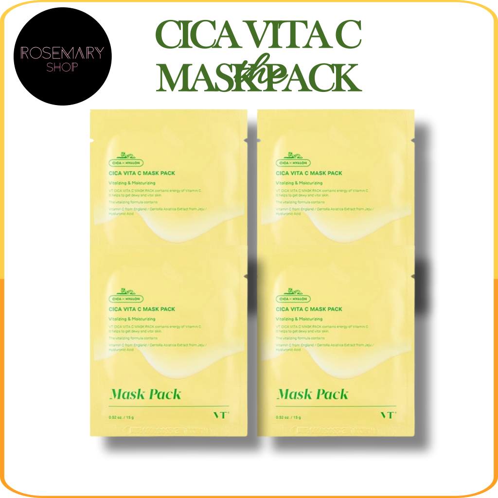VT Cica Vita C mask pack (4 pieces) | Shopee Philippines