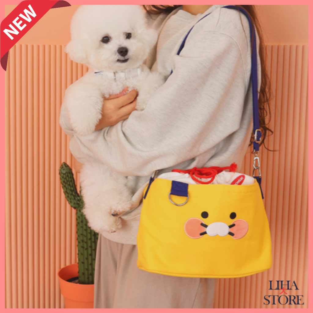Kakao Friends Cross BAG Choonsik Multipurpose Bag Pet Bag | Shopee ...