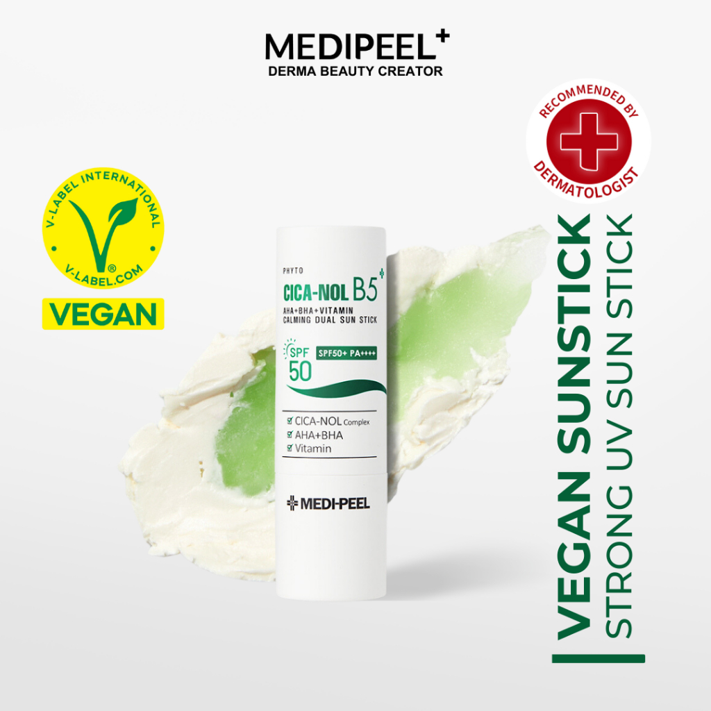 MEDIPEEL Phyto Cica-Nol B5 AHA BHA Vitamin Calming Dual Sun Stick 9.5g ...
