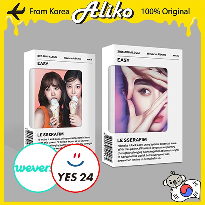 LE SSERAFIM - 3rd Mini Album [EASY] (Weverse Albums Ver.) | Shopee ...