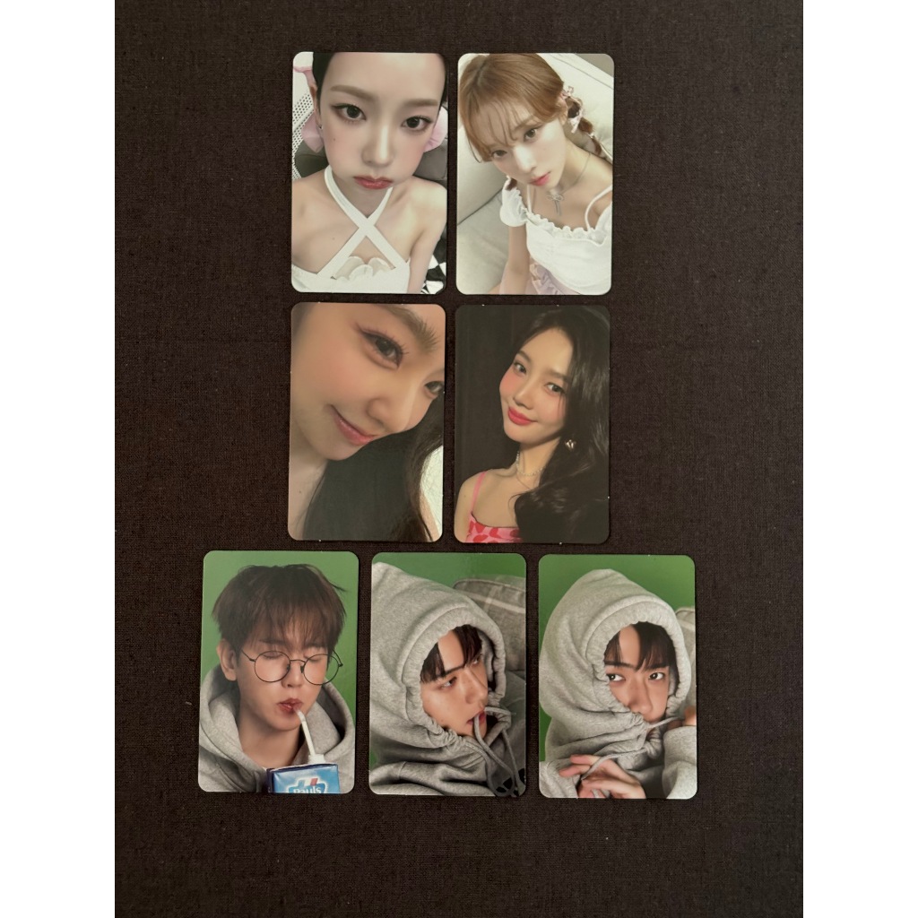 Aespa EXO Red Velvet 2024 Seasons Greetings MD Official Photocard ...