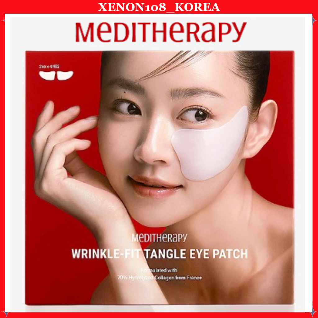 MEDITHERAPY Wrinkle-Fit Tangle Collagen Eye Patch 1BOX (4 pouches ...