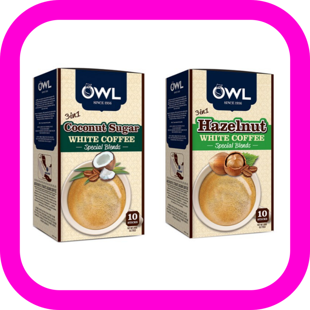 [OWL] Instant Coffee Mix 20g X 10 Sachets / Coconut Sugar White Coffee ...