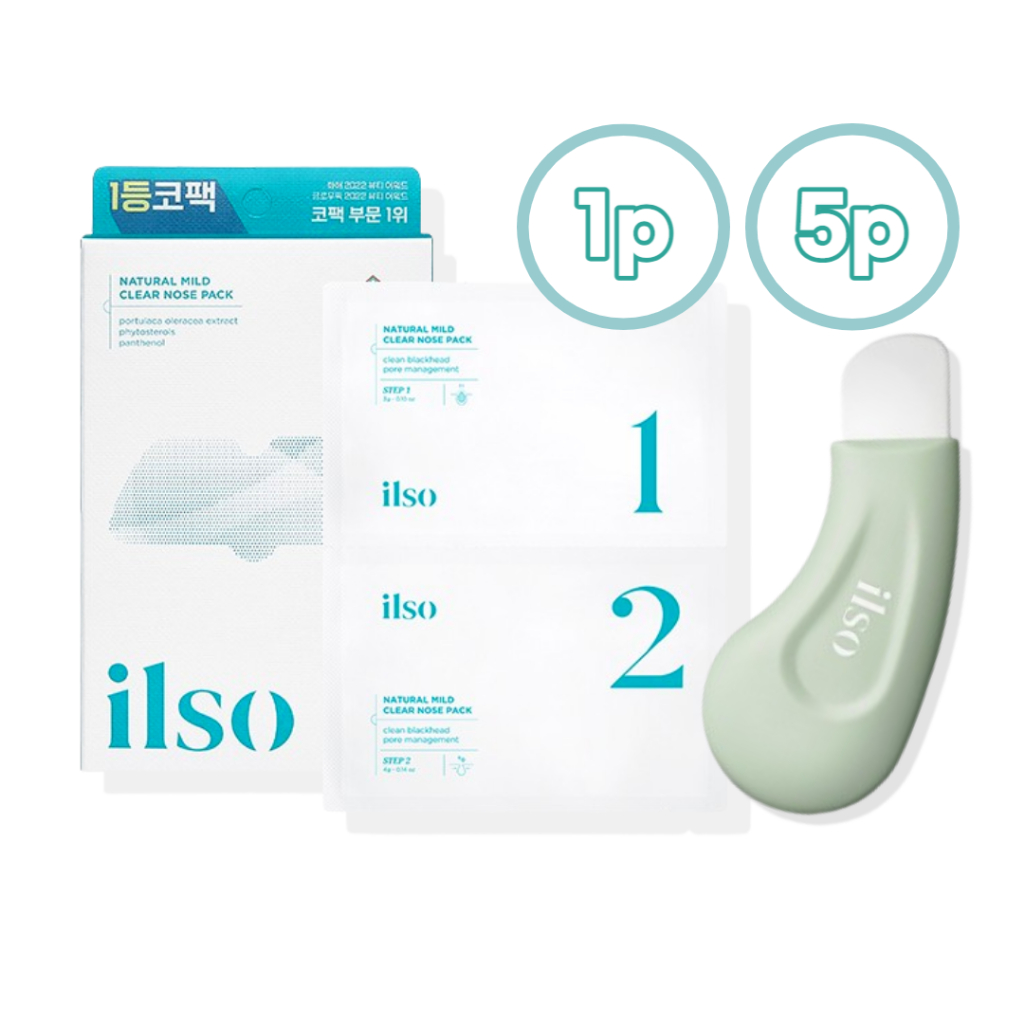 [ilso] Natural Mild Clear Nose Pack/ Deep Clean Master/ Blackhead ...