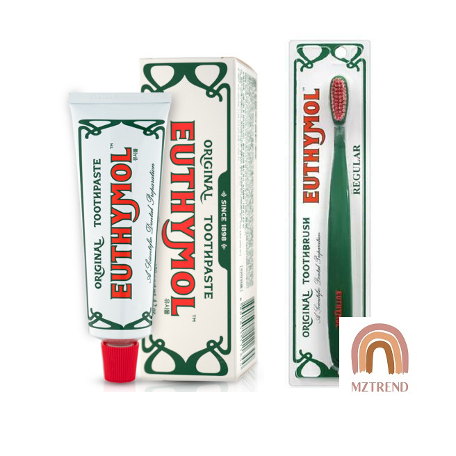 [kprime] EUTHYMOL British Pink Toothpaste 106g & Regular Toothbrush ...