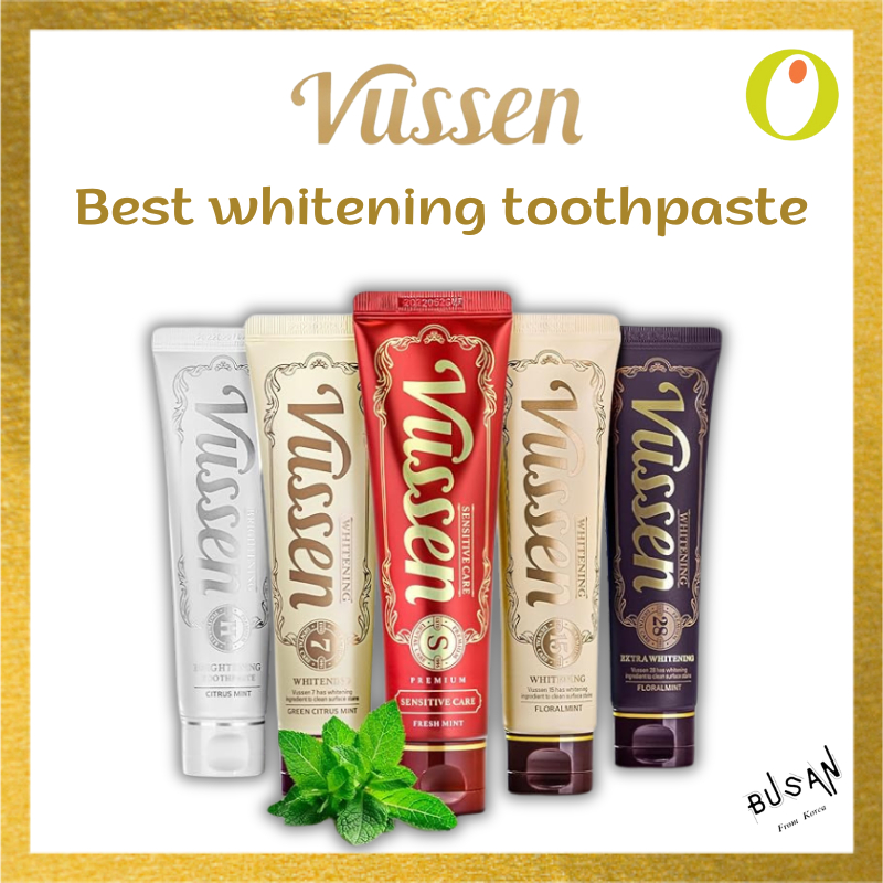 [OSSTEM]VUSSEN Premium Whitening Toothpaste/Korean high-quality ...