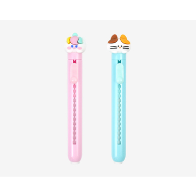 TNB Cute character Retractable Rubber Stick Eraser [2 in 1] | Shopee ...