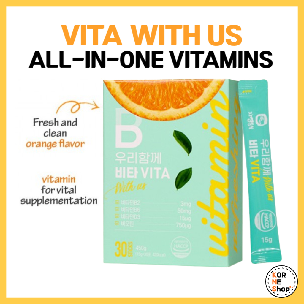 Vitamin with us / Orange flavor all in one daily vitamin stick 30 ...