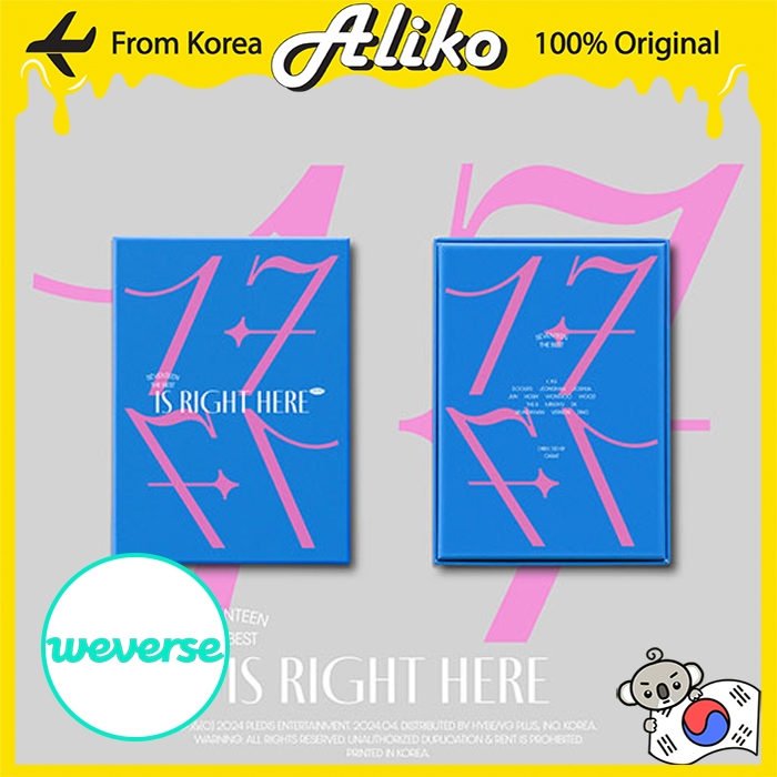 SEVENTEEN - BEST ALBUM [17 IS RIGHT HERE] (DEAR Ver.) | Shopee Philippines