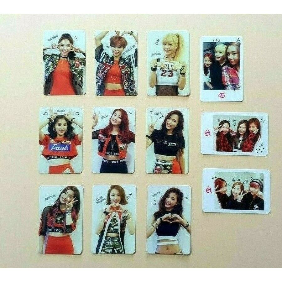 TWICE 1st mini album The Story Begins Official Photocard RED WHITE ...