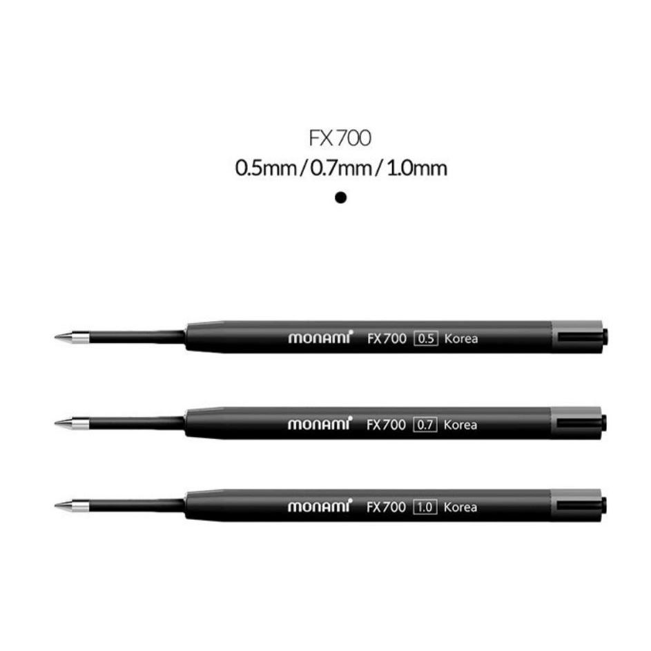 [Made In Korea] MONAMI FX 700 Refill 0.5/0.7/1.0mm - MONAMI FX 153 Pen Refill | Shopee Philippines