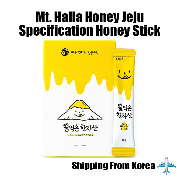 [Mt. Halla] Honey Jeju Specification Honey Stick Daily Bee Honey Jeju Honey Stick 100g(10g*10T ...