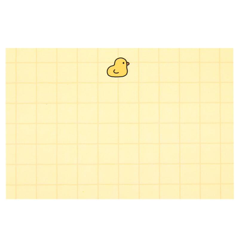 ARTBOXFrom Korea Yellow Duck Horizontal Sticky Note Paper | Shopee ...