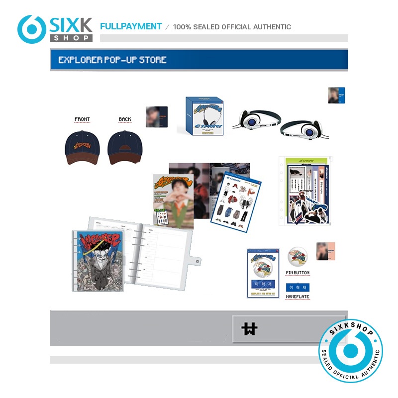 EUNHYUK THE 1st Mini Album POP-UP STORE [EXPLORER] MD 2 | Shopee ...