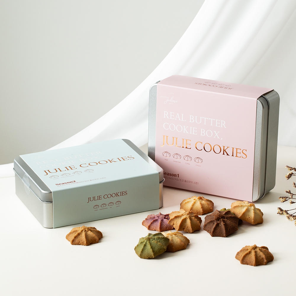 Julie cookies - Korean No.1 butter cookies for luxury gift cookie box ...