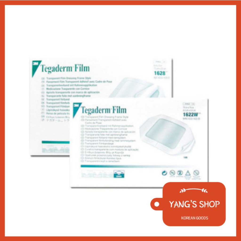 [3M] Tegaderm Transparent Film Dressing 4 types / Waterproof Bandage ...