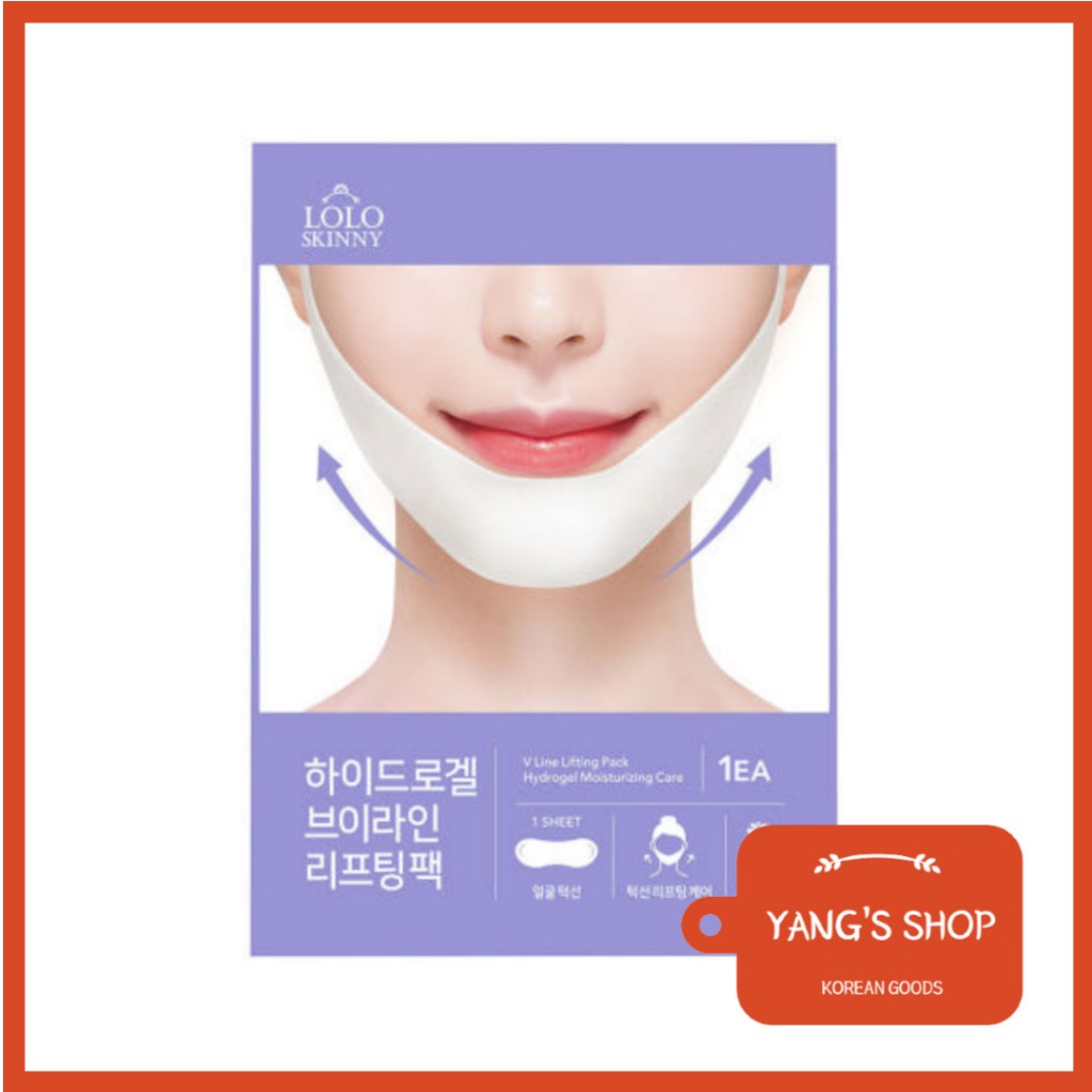 [LOLO] V-line Face Chin Hydrogel Lifting Pack 7g X 5/10pcs / Double ...