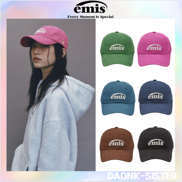 [EMIS] EMIS FOOT PRINT BALL CAP 6 colors 100% authentic | Shopee ...