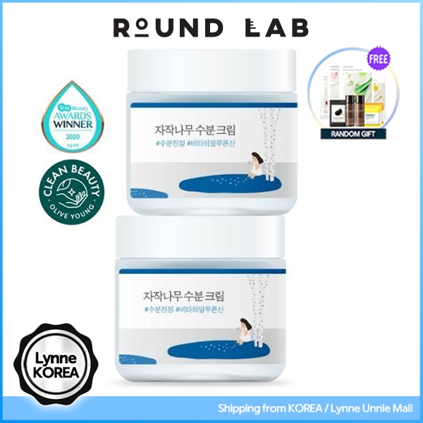 [1+1] ROUND LAB Birch Juice Moisturizing Cream 80ml / Moisturizer ...