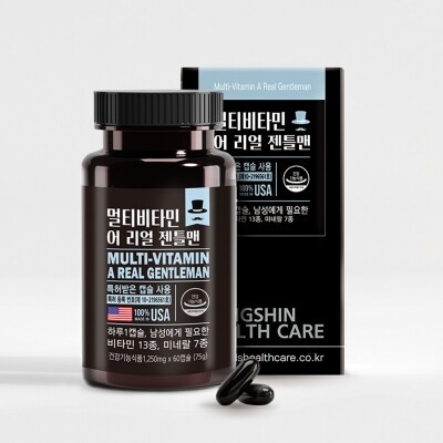 [DONGSHIN HEALTH CARE] Multivitamin A Real Gentleman 1250mg x 60 ...