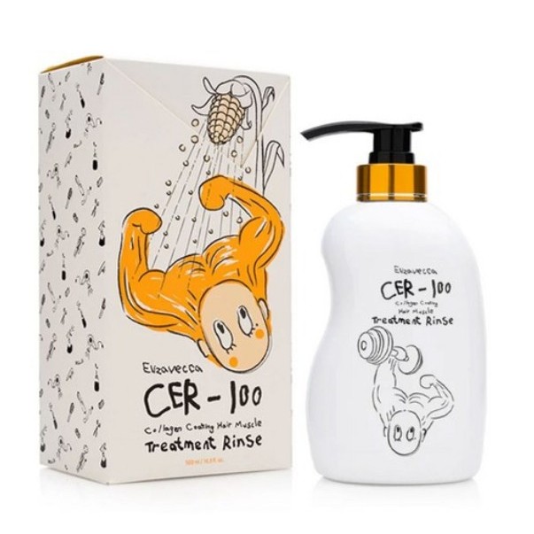 Elizavecca Collagen Coated Hair Muscle Shampoo/Treatment 500 ml ...