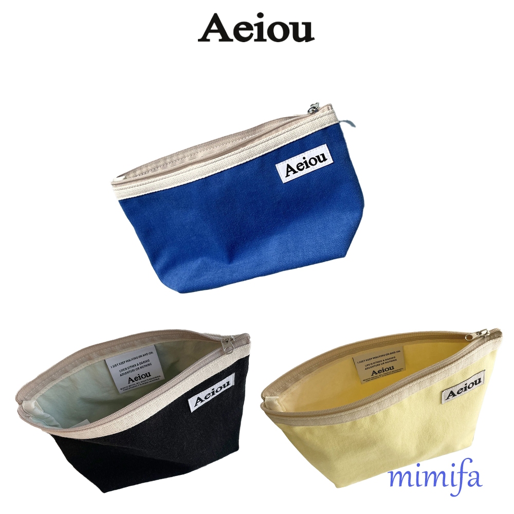 Aeiou Basic Pouch (L size) | Shopee Philippines