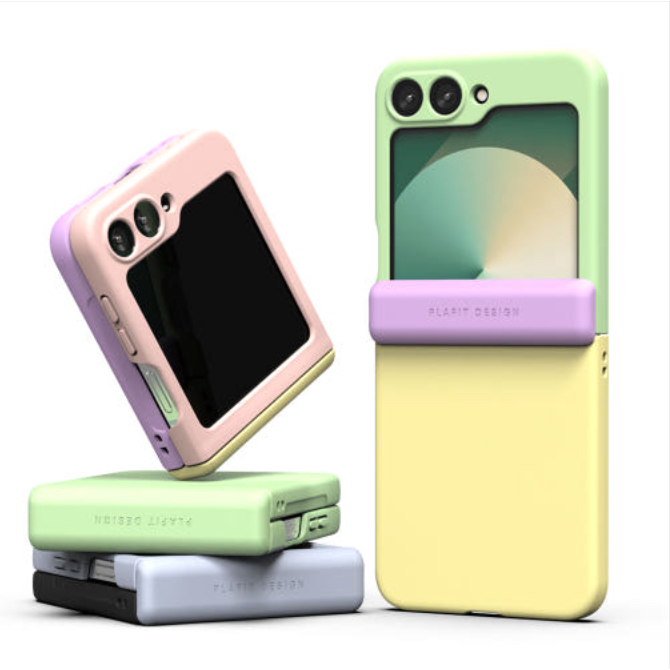 Plafit - my pick color combination hinger cover hard case for galaxy z ...