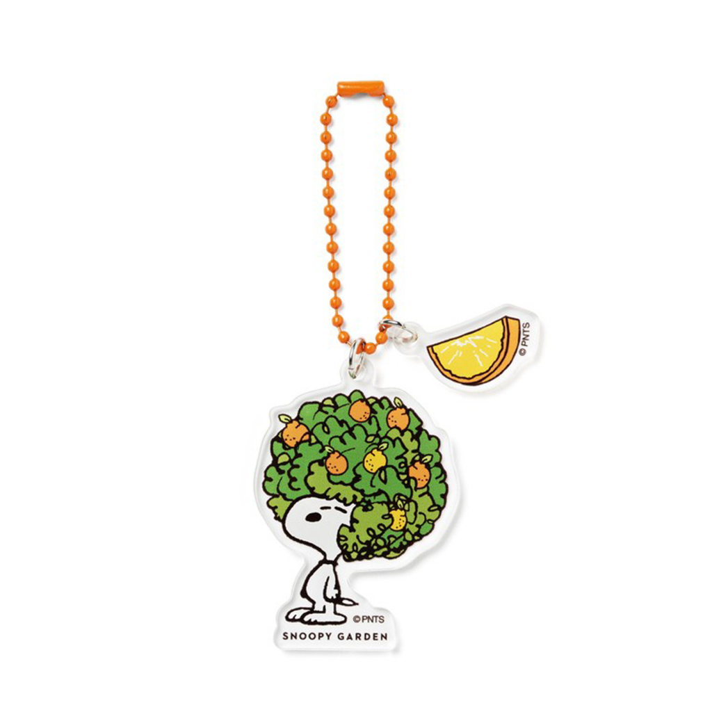 Snoopy Orange Tree Acrylic Keyring(100%Official Snoopy) | Shopee ...
