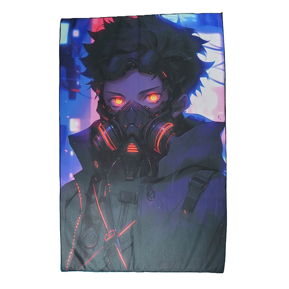 SYK Mask Man Fabric Poster Home Interior Decor Wall Banner Art Hanging ...