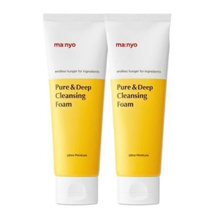 Manyo Pure&deep Cleansing Foam Ultra Moisture 120ml, 120ml + 120ml ...