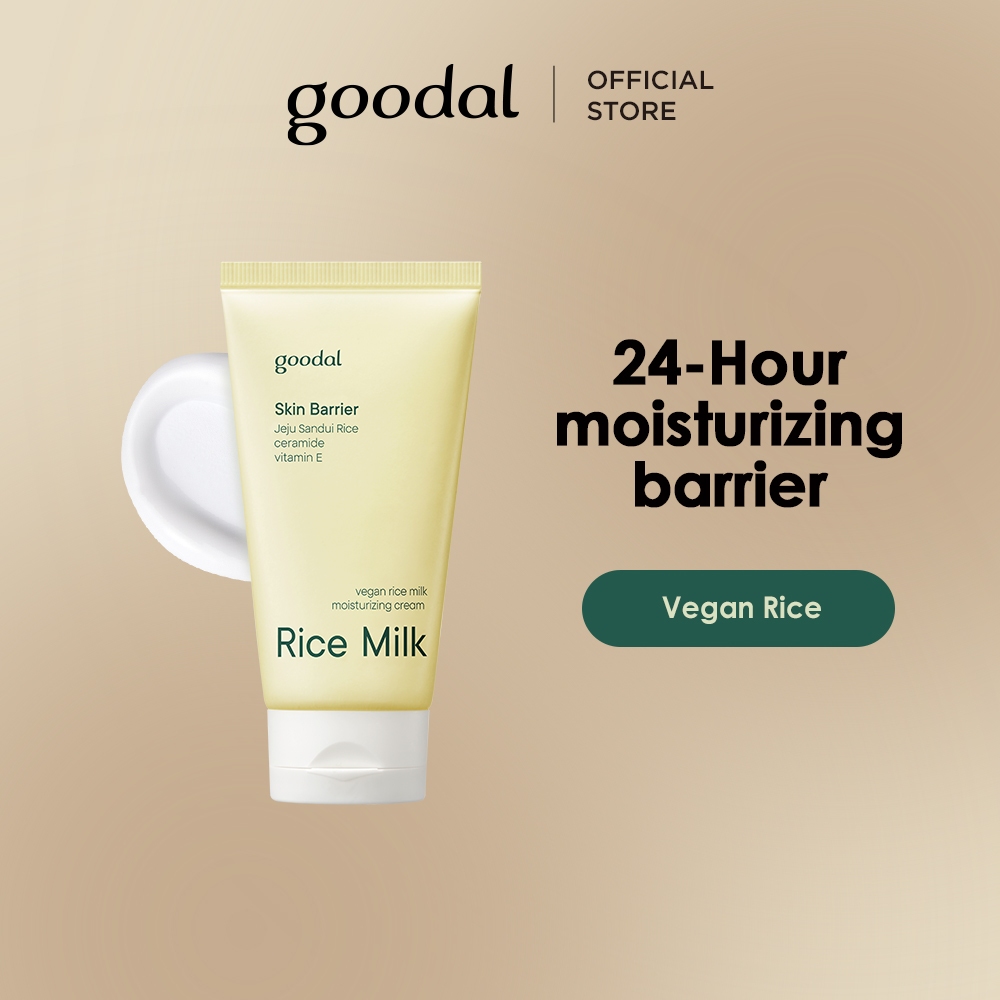 Goodal Vegan Rice Milk Moisturizing Cream (Eve Vegan Certified) 70ml ...