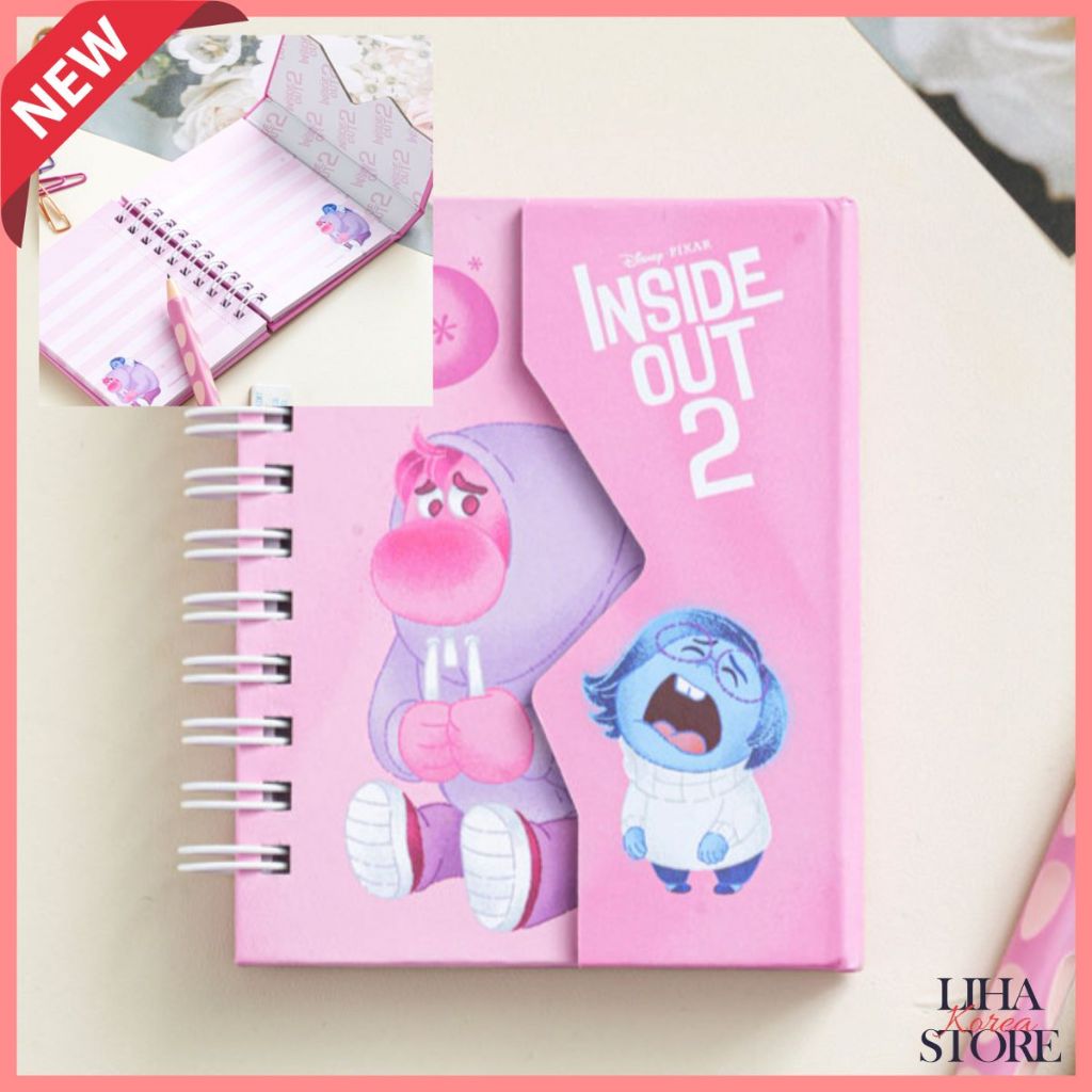 Pixar Inside Out 2 Scheduler Memo Book Notebooks Notepads Mini Notebook ...