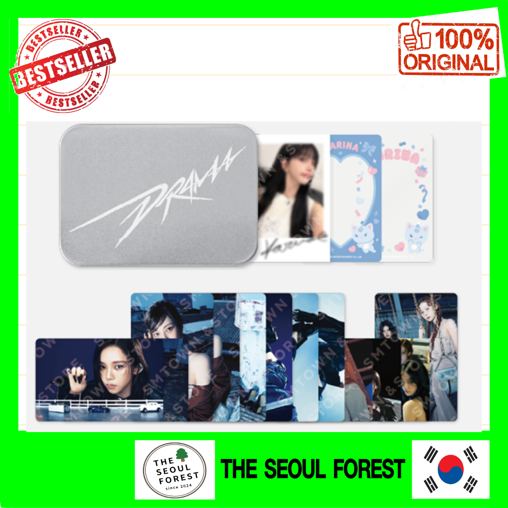 (Preorder)[KPOP-UP] AESPA PHOTO SET (tincase, polaroid, photocard) - aespa WEEK – DRAMA CITY ...