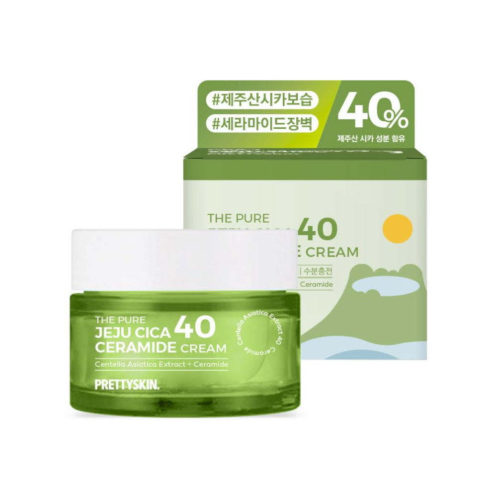 PRETTYSKIN THE PURE JEJU CICA 40 CERAMIDE CREAM 52ml | Shopee Philippines