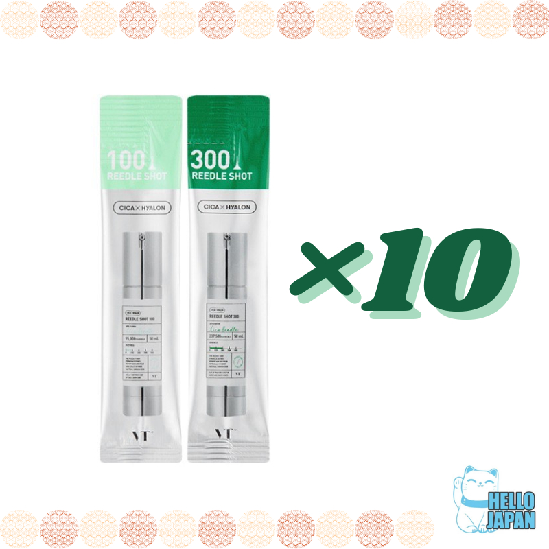 VT REEDLE SHOT 100 / 300 Samples1ml×10/skin absorption improvment+PDRN ...