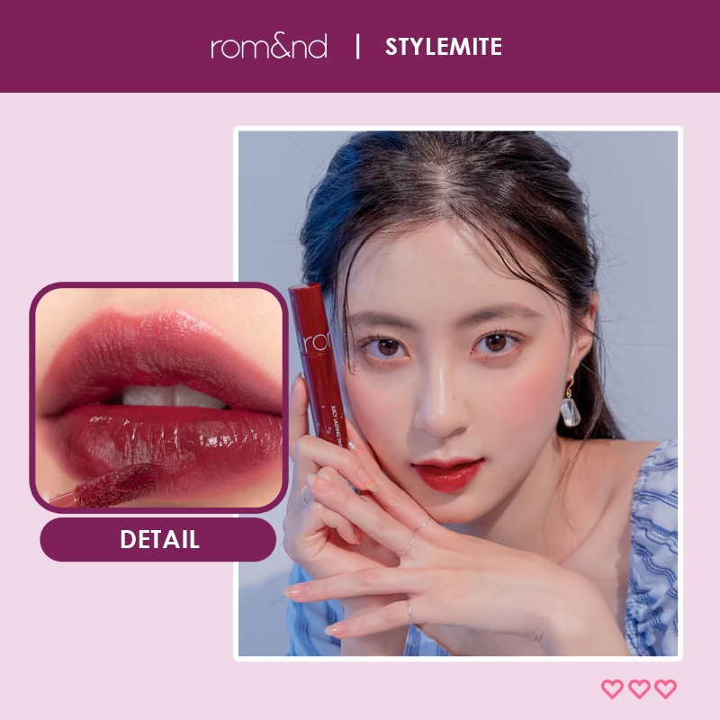 [STYLEMITE OFFICAL & SAVE 55% OFF] [READY STOCK] Romand Rom&nd Juicy Lasting Tint 17 Plum Coke ...