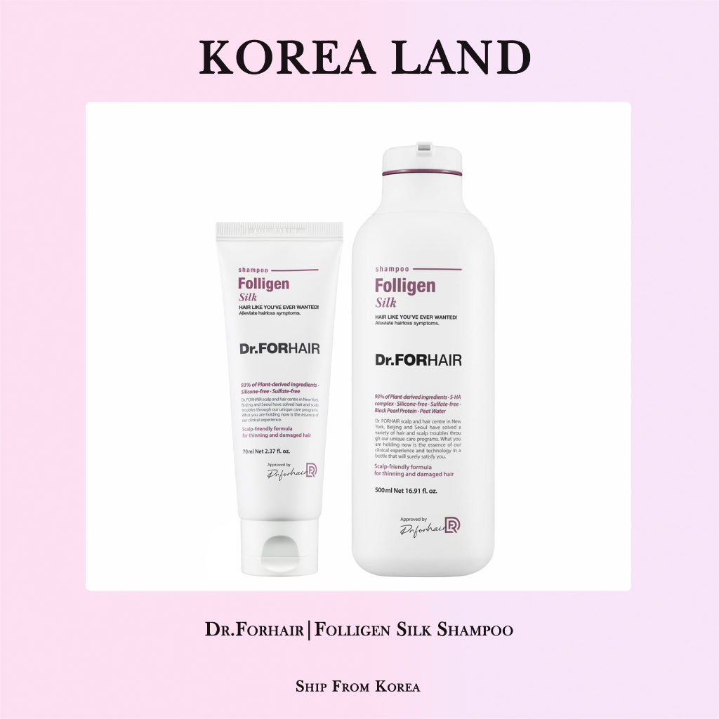 Dr.Forhair | Folligen Silk Shampoo (70ml/500ml) | Shopee Philippines