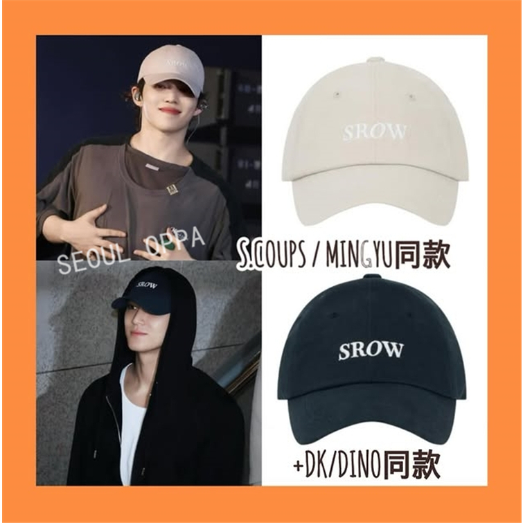 Korea [ SROW ] SROW CLASSIC BALL CAP / DK & S.COUPS & MINGYU & DINO ...