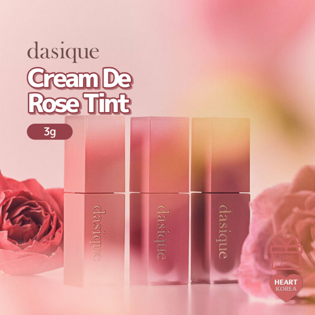 Dasique Cream De Rose Tint (3g) / soft velvet lip tint / natural matte ...