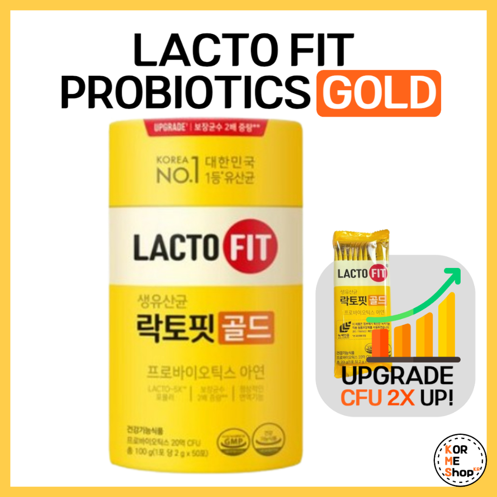 Lacto Fit Probiotics Gold | 2000mg x 50ea | 2 billion CFU, Zinc ...