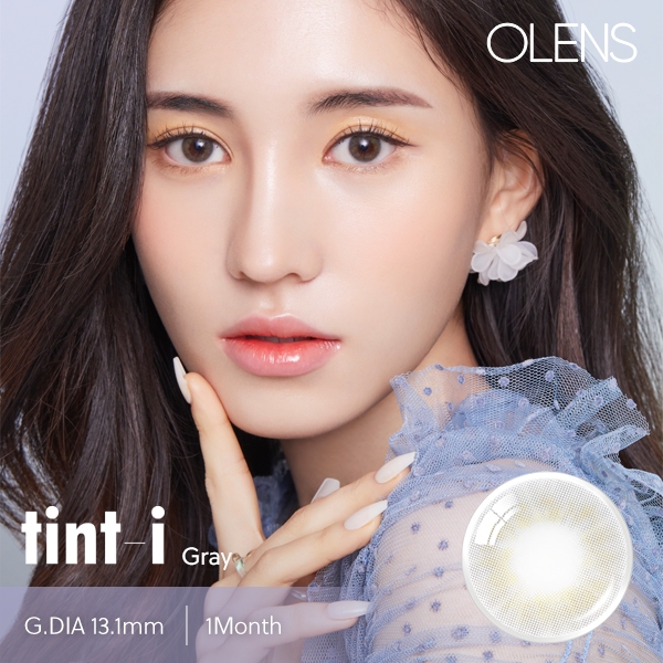 OLENS Official Tint-I 1Month Gray 2P Contact Lens | Shopee Philippines