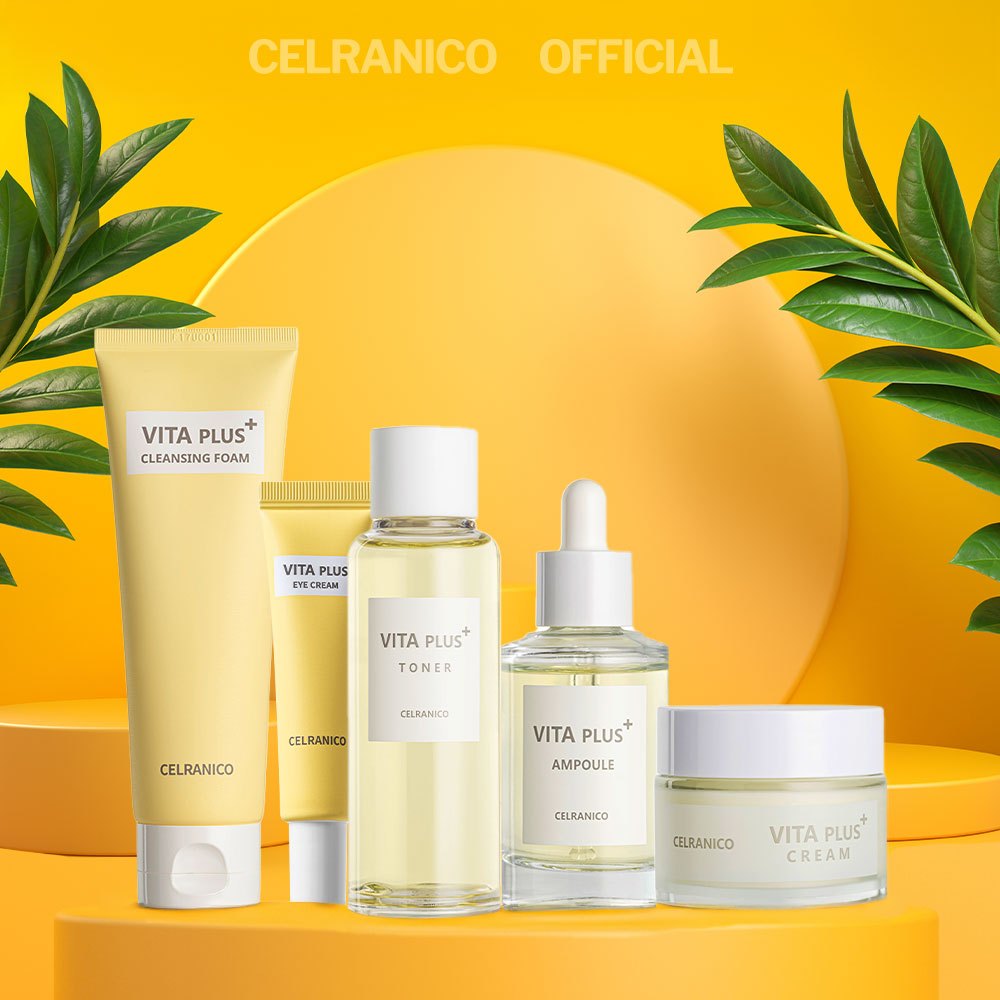 CELRANICO VITA Plus Skin Care SET Vitamin B3 Chamomile Lavender Flower ...