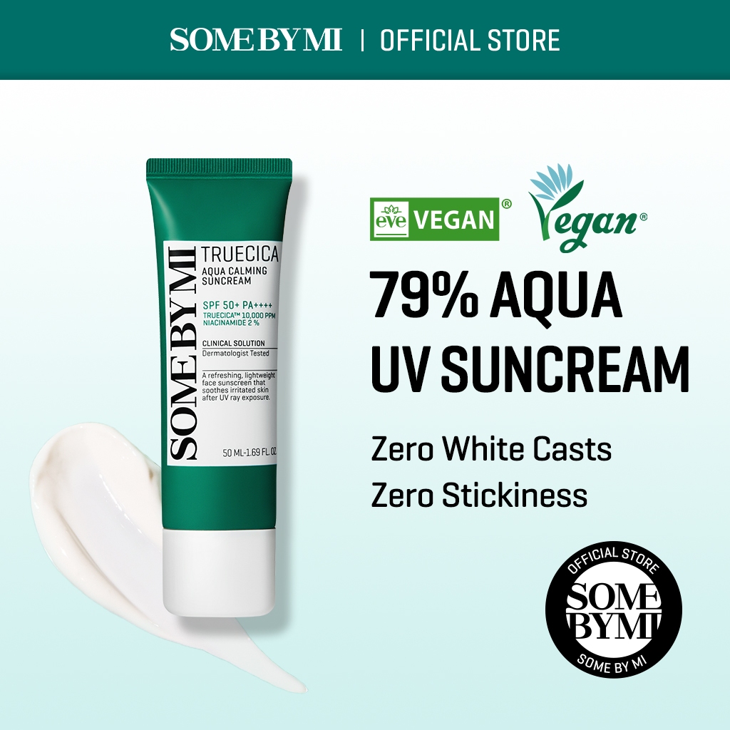SOME BY MI Truecica Aqua Soothing Sunscreen SPF 50 PA ++++ 50ml ...