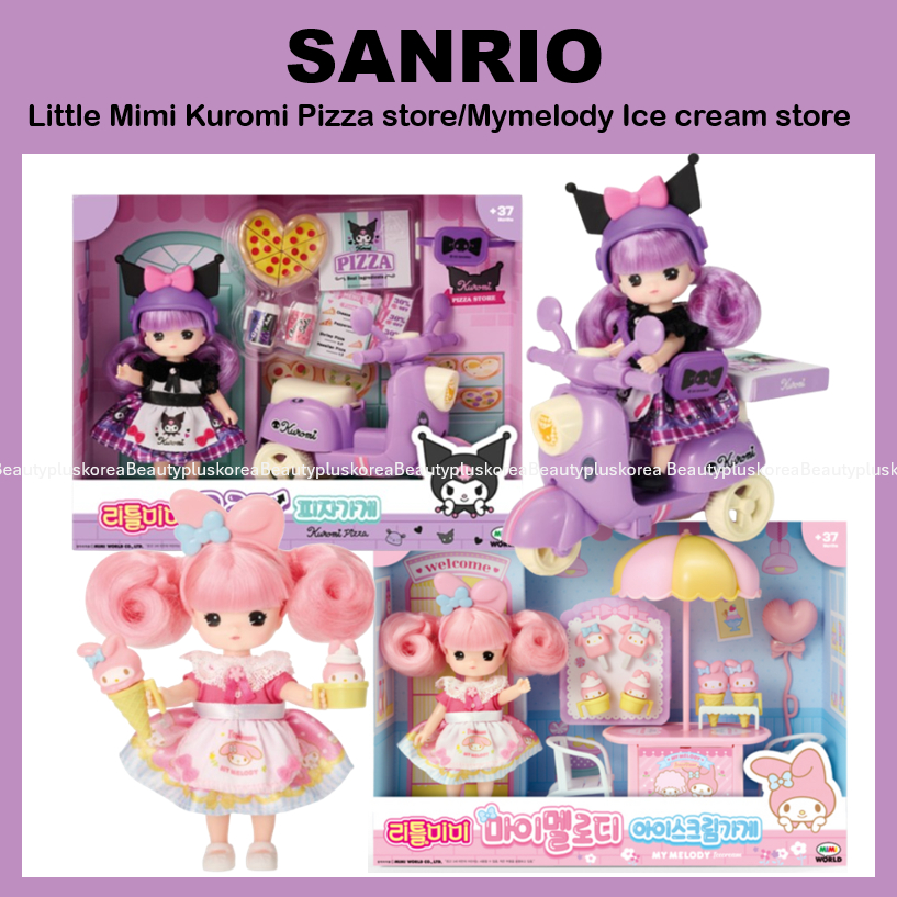 MIMI World Kuromi Pizza store/Mymelody IceCream Store little mimi ...