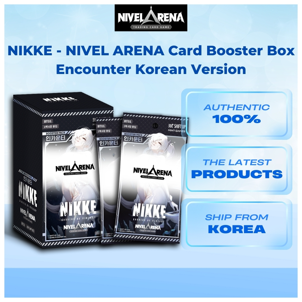 KOREA NIKKE Goddess Of Victory NIVEL ARENA Card Booster Box Encounter Korean Version BT01-KR ...