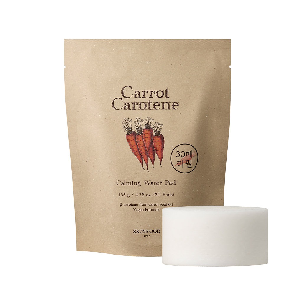 [SKINFOOD Official] Carrot Carotene Calming Water Pad Refill Pack 30ea ...