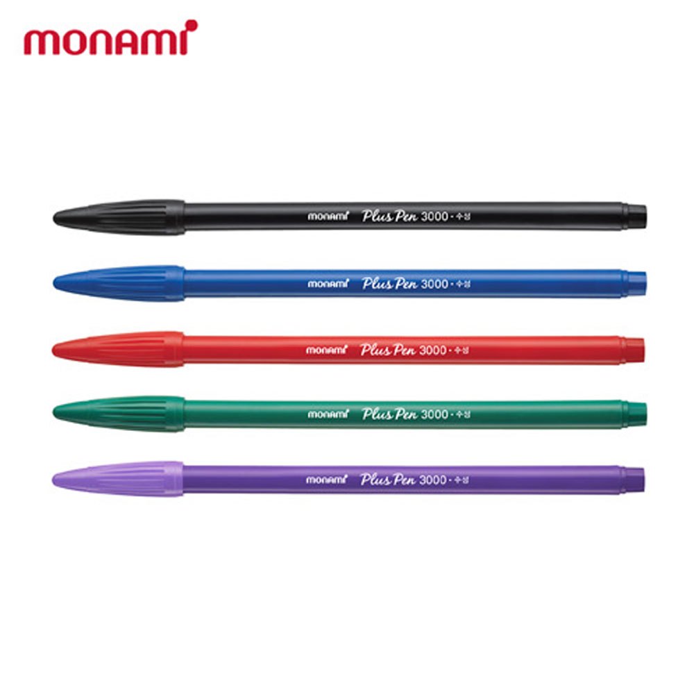 Monami Plus Pen 3000 1set 12 pieces | Shopee Philippines